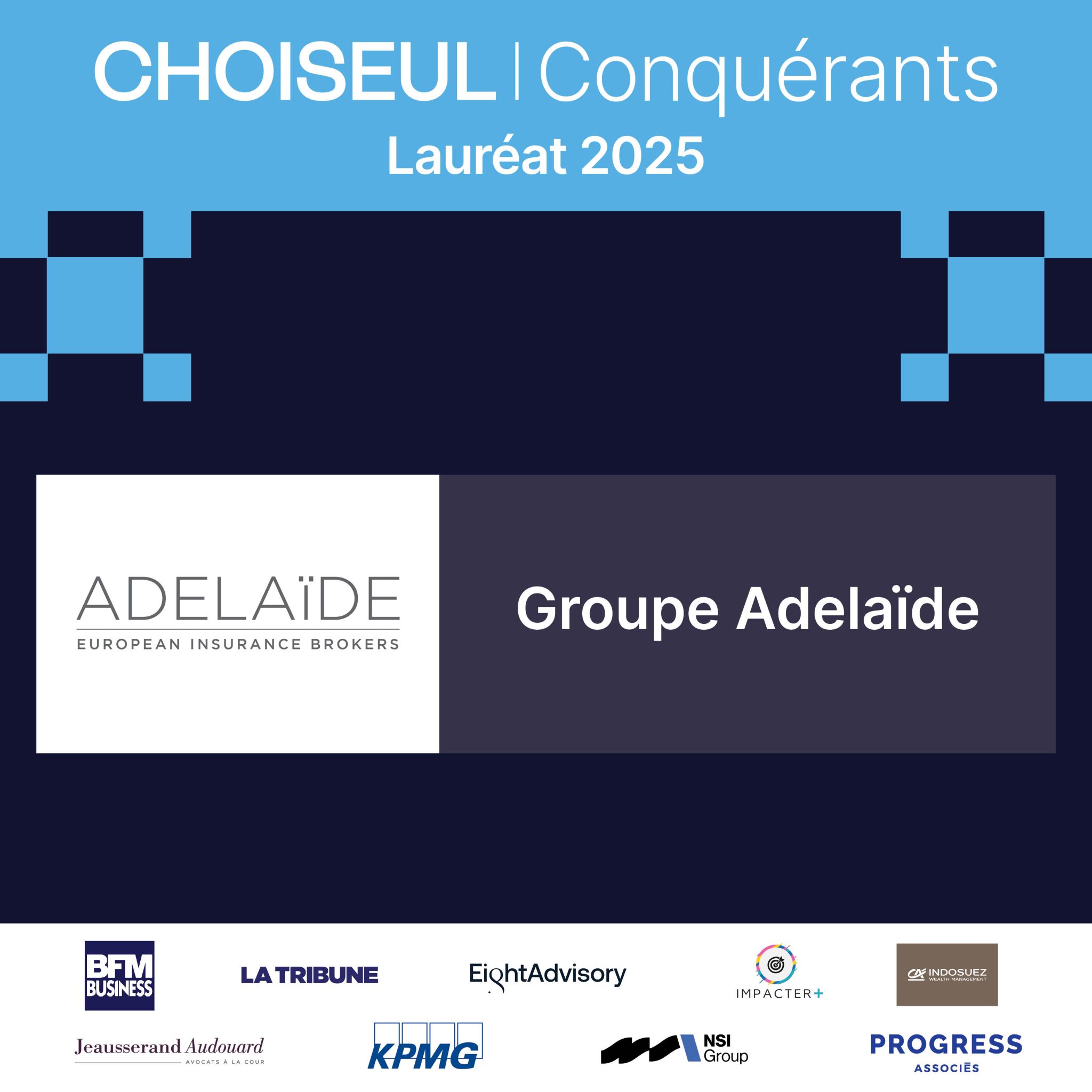 Le groupe Adelaïde dans l’édition 2025 du classement Choiseul ...